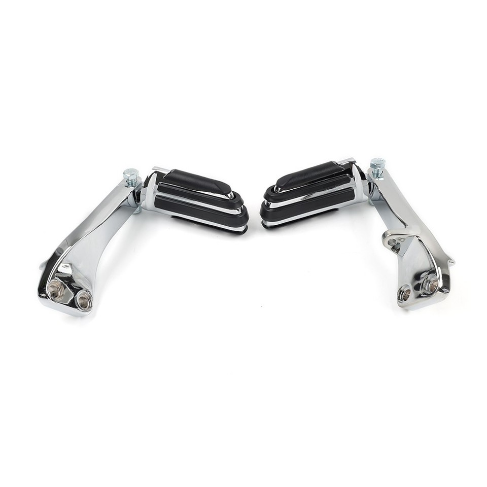 Rear Footpeg Chrome Bracket For Harley Dyna Fat Bob FXDF Low Rider ...