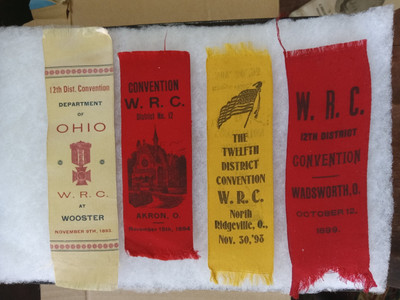 OHIO WRC WOMANS RELIEF CORPS GAR AUX WOOSTER AKRON RIDGEVILLE REUNION ...