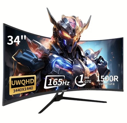 Gawfolk 34inch Ultrawide Curved 144 - 165hz fps 1ms Gaming Monitor 3440 ...