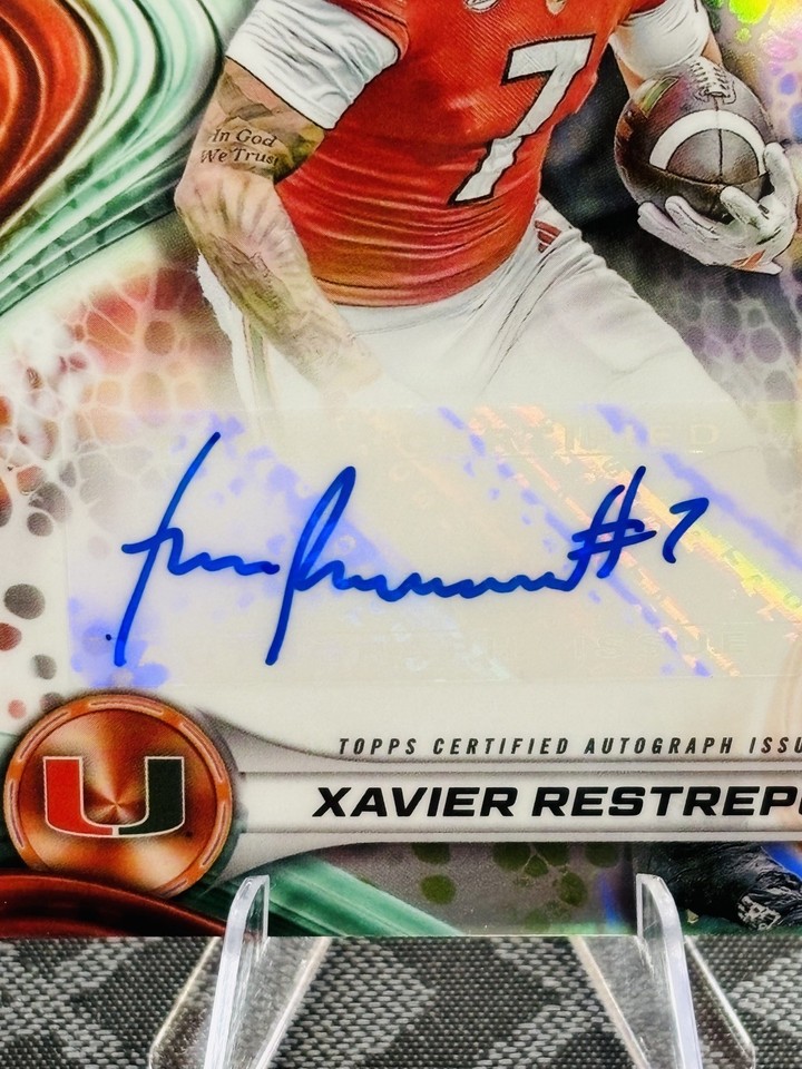 2024 Bowman's Best University - Best of 2024 Autographs Xavier Restrepo ...