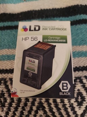 LD Products Recycled Ink Cartridge HP 56 Black LD-REMANC6656 Sealed Box ...