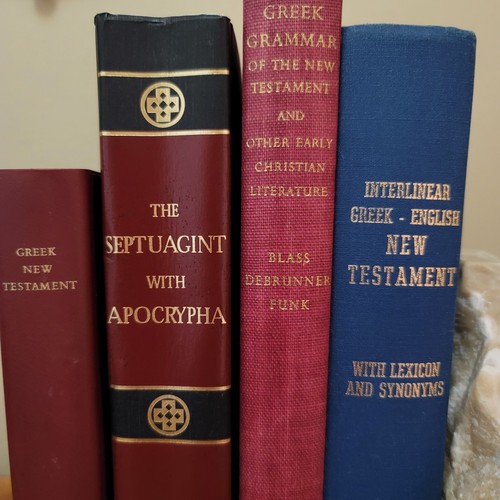 Greek New Testament Bible Book Lot Biblical Grammar Language Studies ...
