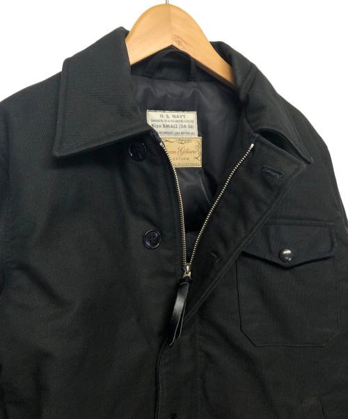 BUZZ RICKSON'S Men's A2 Jacket Black Size:34ー36 BR13930/9763 BUZZ RICKSON'S Men's A2 Jacket Black Size:34ー36 BR13930/9763