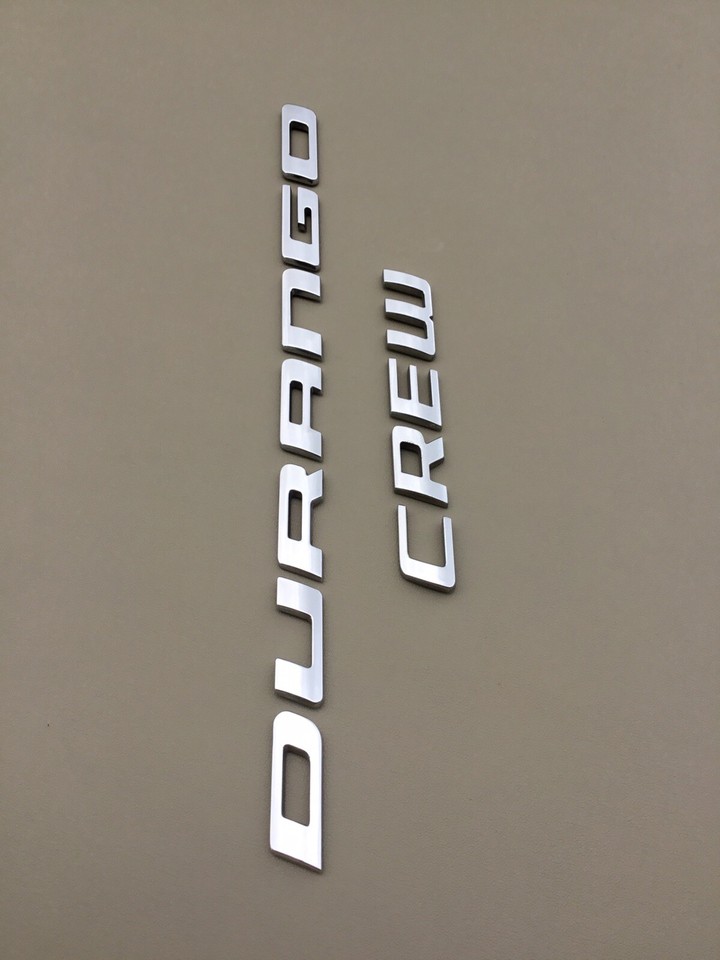2011-2018 Dodge Durango Crew Rear Emblem Tailgate Badge Letters OEM | eBay