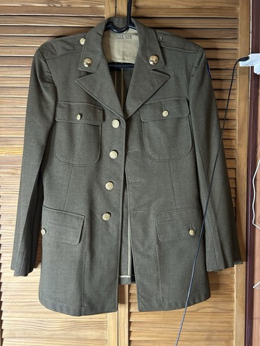 WWII WW2 US Army Military Class A Service Coat Jacket Uniform Wool ...