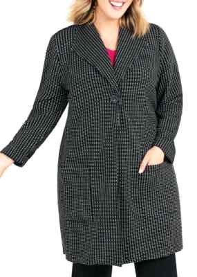 TS TAKING SHAPE plus M / 20 Time Is Ticking Cardi soft jacket coat NWT ...