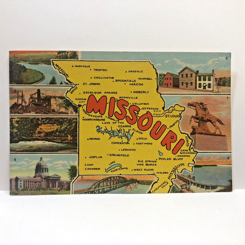 Postcard Missouri The Show Me State | eBay