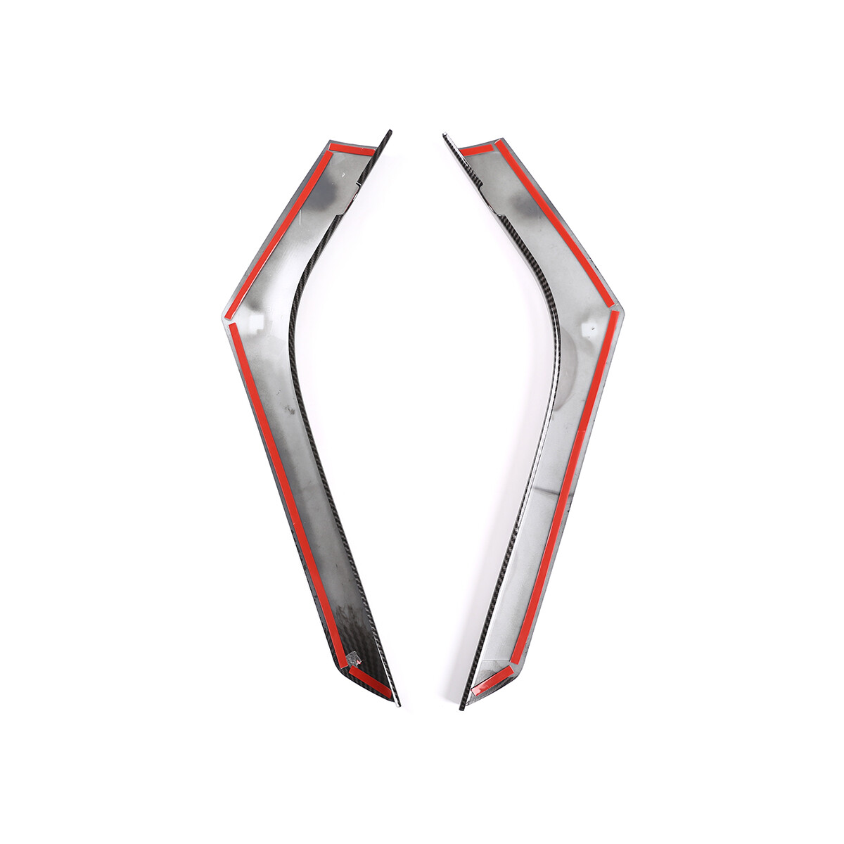 Carbon Style Center Console Side Strip Trim For LR Range Rover Evoque ...