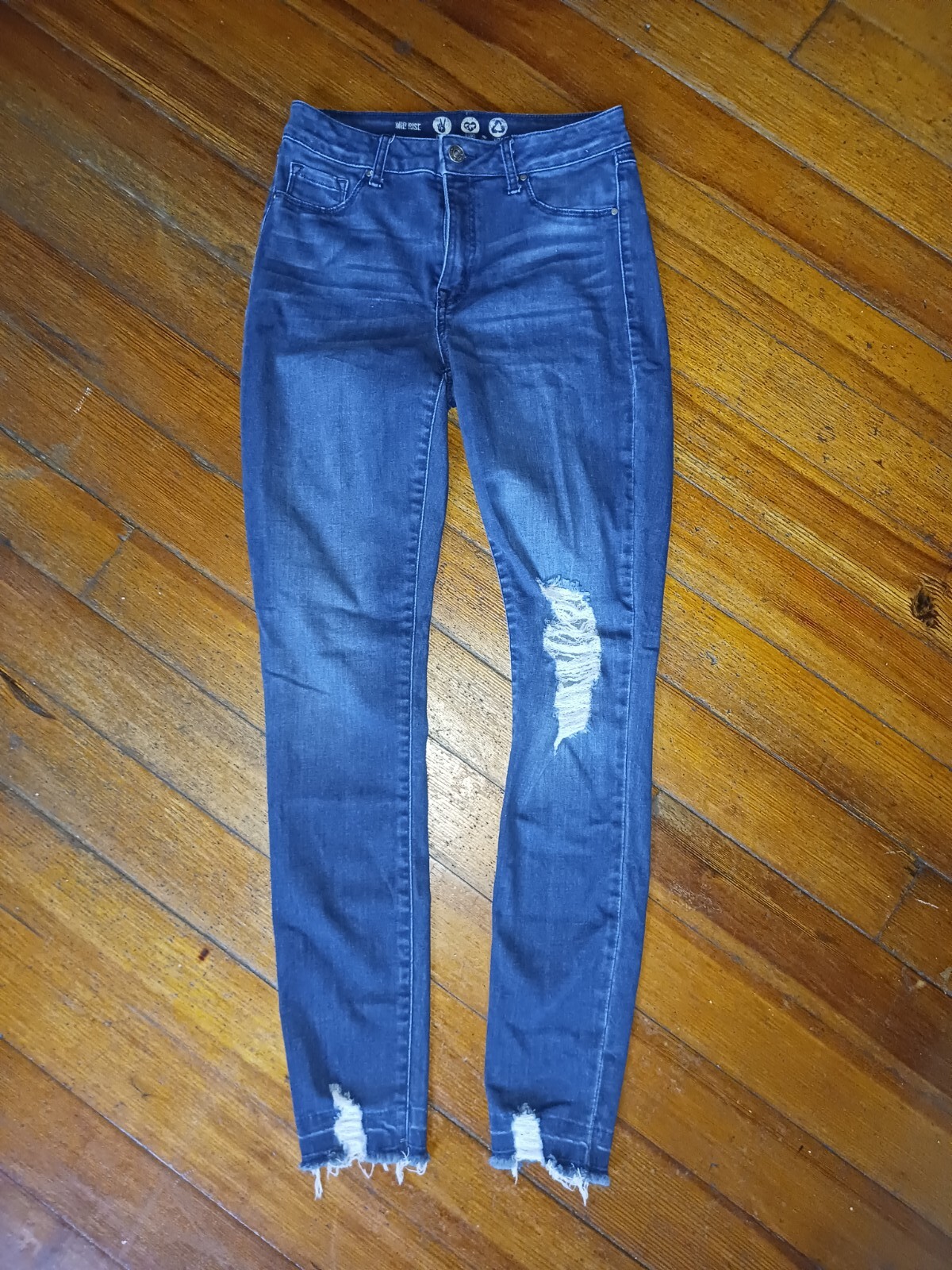 Peace Love Eco by Rewash Jeans Womens Size 5 Strech Blue Denim Pants | eBay