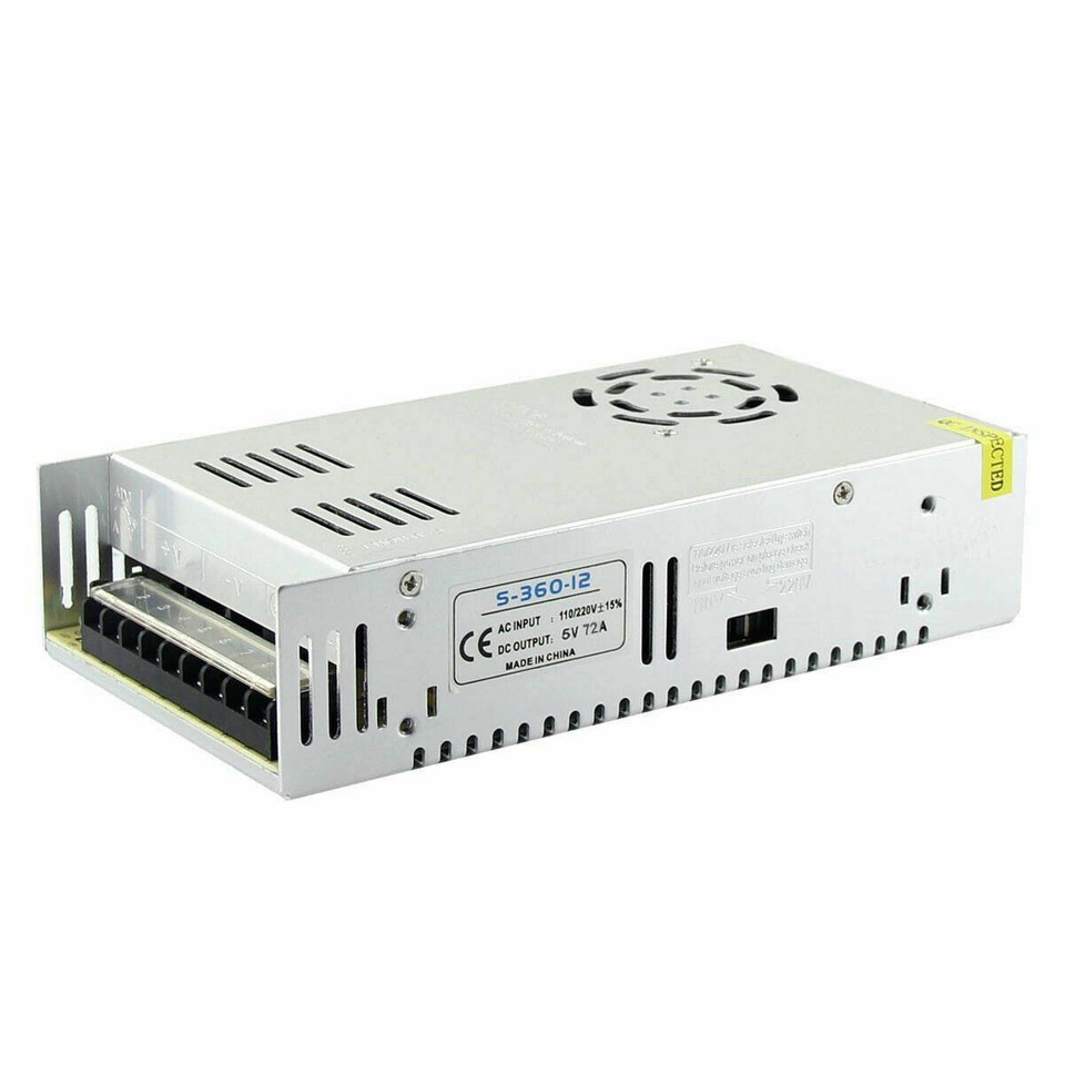 AC to DC 5V 12V 24V 60W -720W Switch Power Supply Adapter Driver Led ...