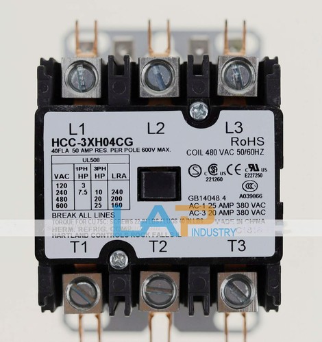 1PCS New HCC-3XH04CG 480V 40A For Hartland Controls Three Phase AC ...