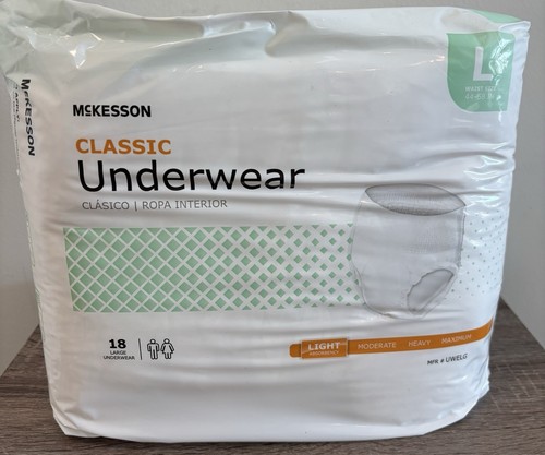 McKesson Disposable Pull On Up Incontinence Classic Underwear Diapers ...