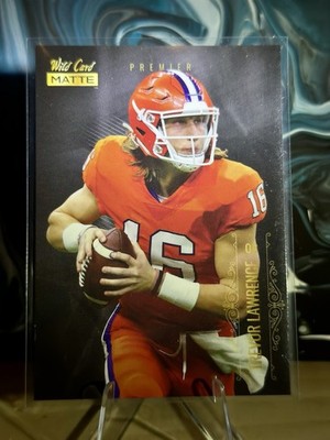 2021 Wild Card MATTE - Trevor Lawrence #MBC-1 Retail Black (RC) | eBay