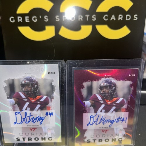 Dorian Strong 2024 ONIT Auto 3/120 & 29/50 Signature Series Virginia ...
