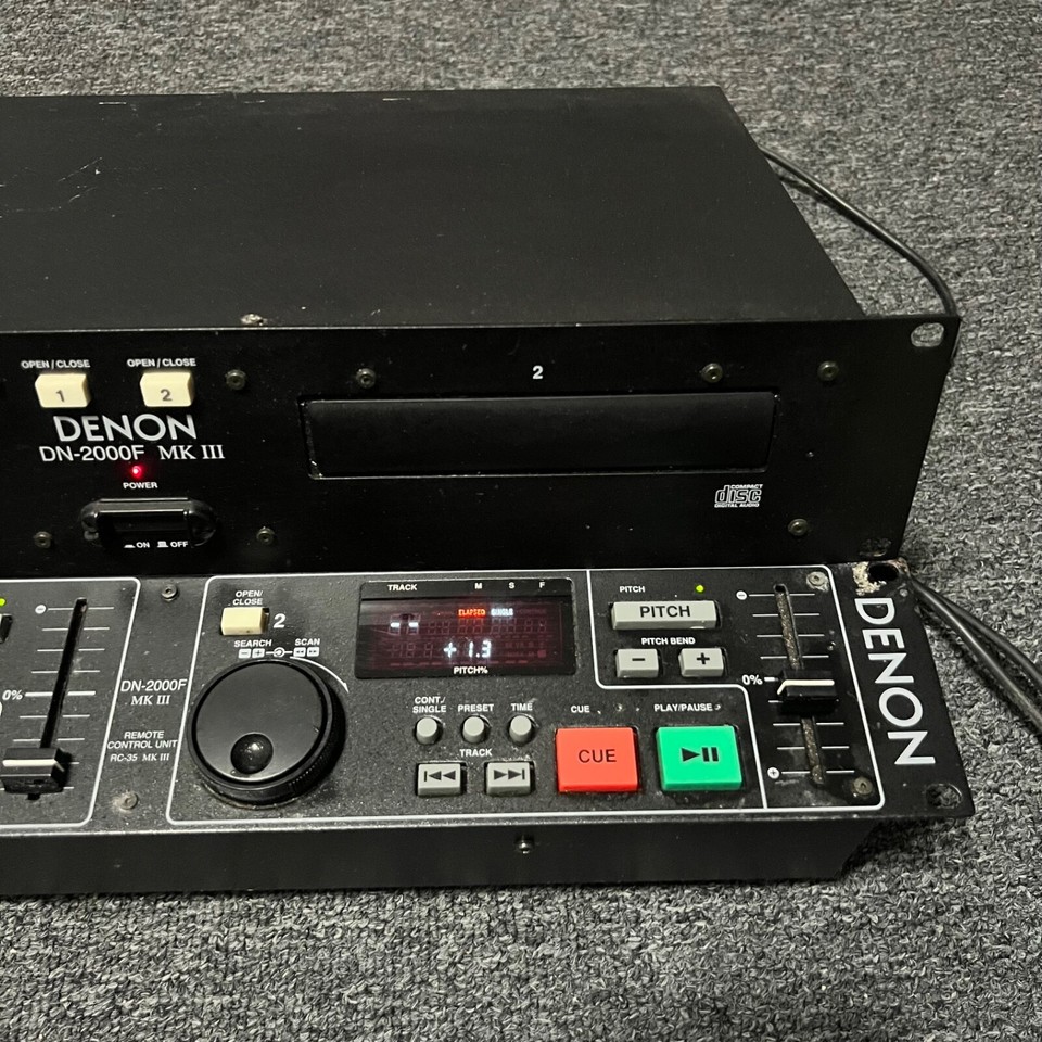 Denon DN-2000F MK3 Double CD Player And Remote Control Unit SEMI ...
