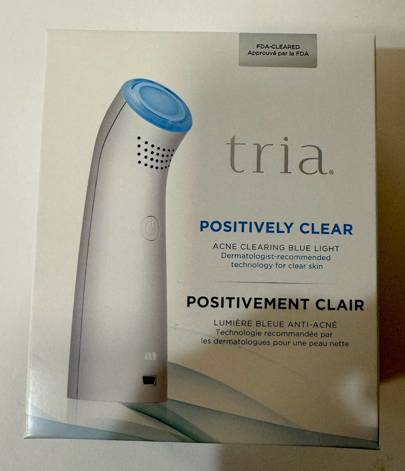 Tria Positively Clear Acne Clearing Blue Light Device New Authentic ...