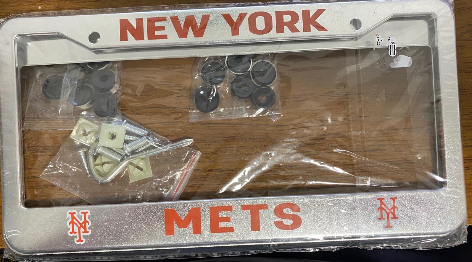 New York Mets MLB Chrome License Plate Frame For Car Truck SUV NIP-2 ...