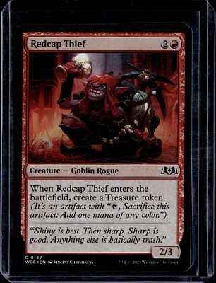 Redcap Thief - 147 - Foil - WOE - NM - MTG - Magic The Gathering | eBay