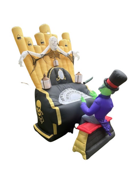 Gemmy Haunted Organ Scene Outdoor Inflatable Halloween Decoration for ...