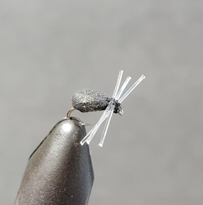 1 Fly, Size 16, QUICK SITE BLACK FOAM ANT Terrestrial Fly Fishing Flies ...