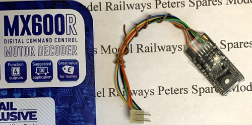 Zimo MX600R Economy DCC Decoder - Compact SingleSided 25x11x2mm 1.5A ...