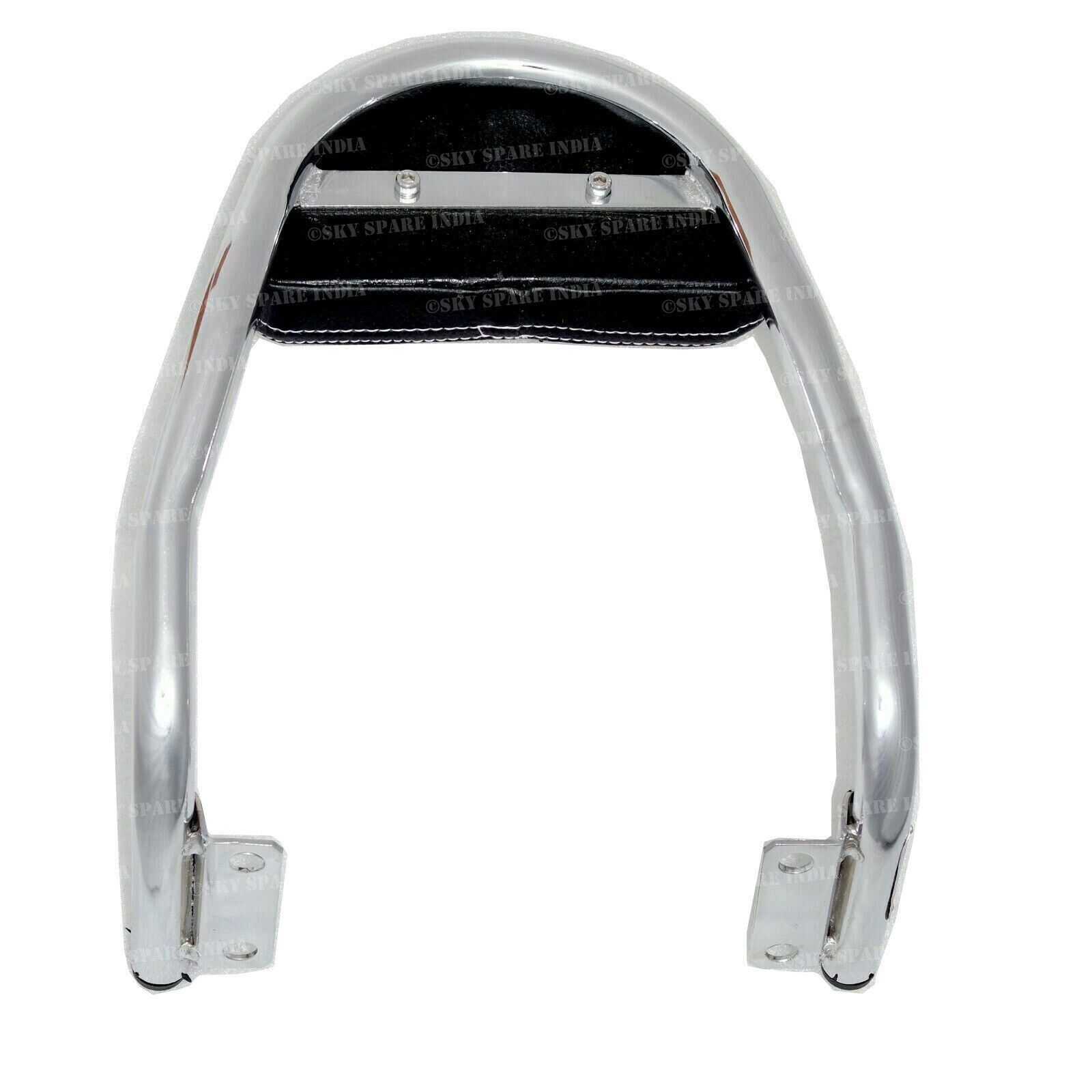 Fits Royal Enfield Twins Interceptor 650 cc Back Rest Steel Chrome ...
