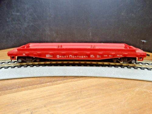 Mantua HO Scale 41' Great Northern 42762 Railroad Flat Car w/ Culvert ...