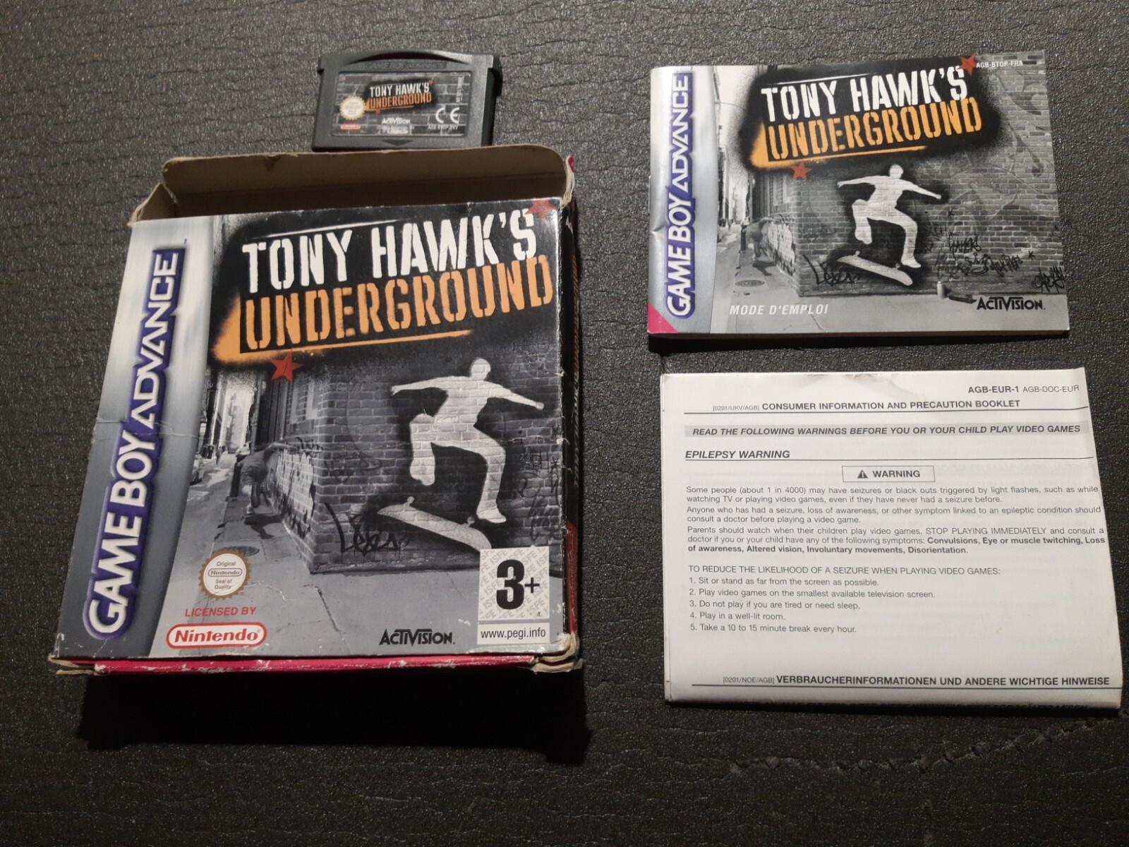 Tony Hawk's Underground Game Boy Advance - Prix - Photo - Présentation