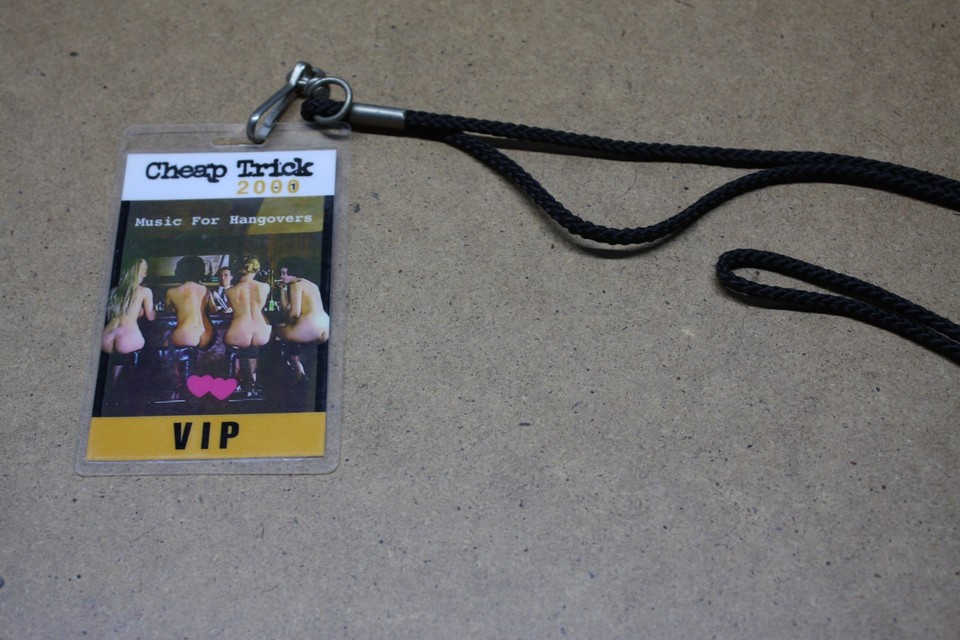Cheap Trick 1999 VIP Laminate Pass | eBay