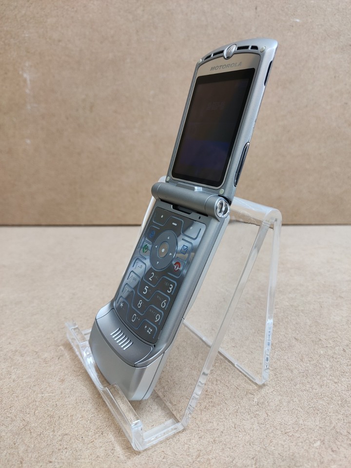 Motorola RAZR V3 - Silver - Excellent Cosmetic Condition - Untested ...