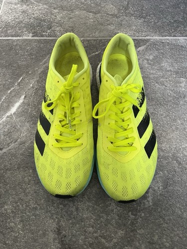 Adidas Adizero Boston 9 BOOST Marathon Shoes Solar Yellow Size 8 | eBay UK