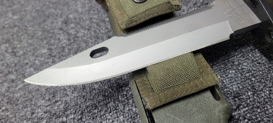 US Military Issue Rare PHROBIS M9 Knife Bayonet with Scabbard Stone ...