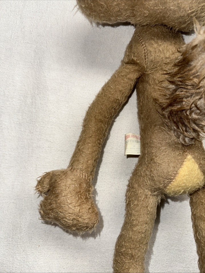 VTG WARNER BROS 1971 MIGHTY STAR WILE E. COYOTE & ROAD RUNNER PLUSH ...