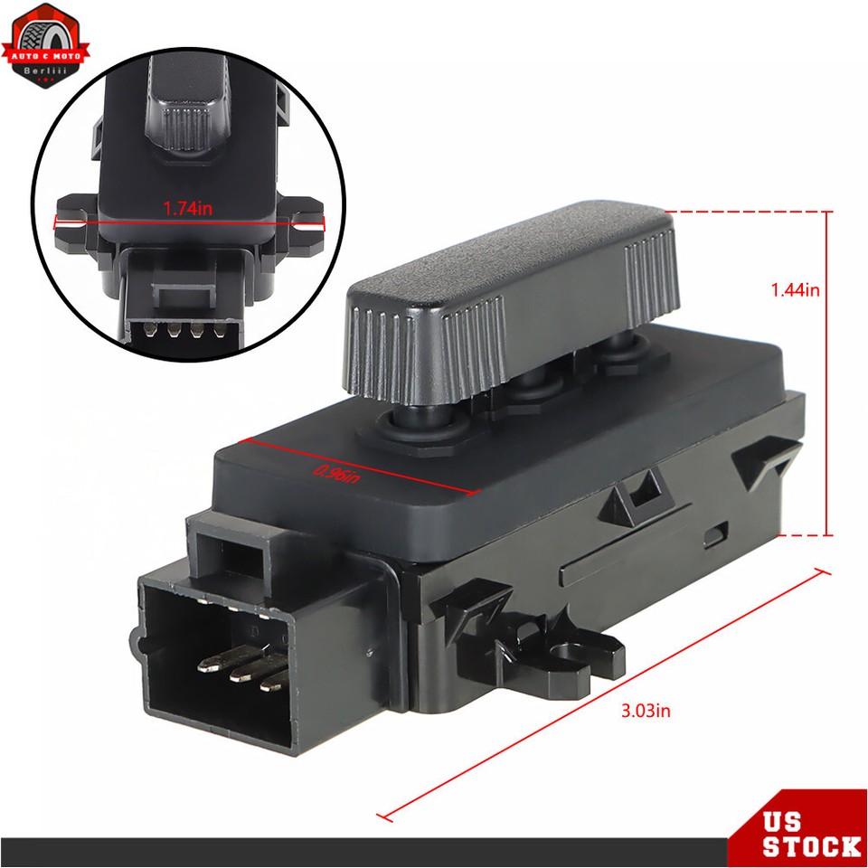 Power Seat Control Switch LH/RH For Silverado Sierra 1500 99-07 4.8L/5 ...