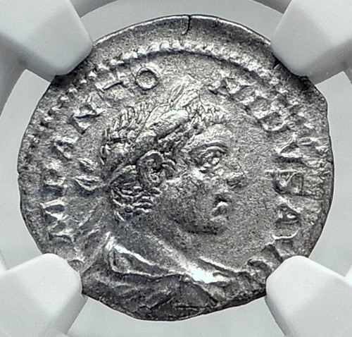 ELAGABALUS Authentic Ancient 219AD Rome Silver Roman Coin FELICITAS NGC ...