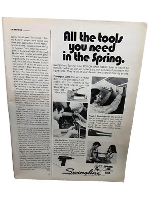 1973 Swingline All The Tools You Need In Spring Original Print Ad ...