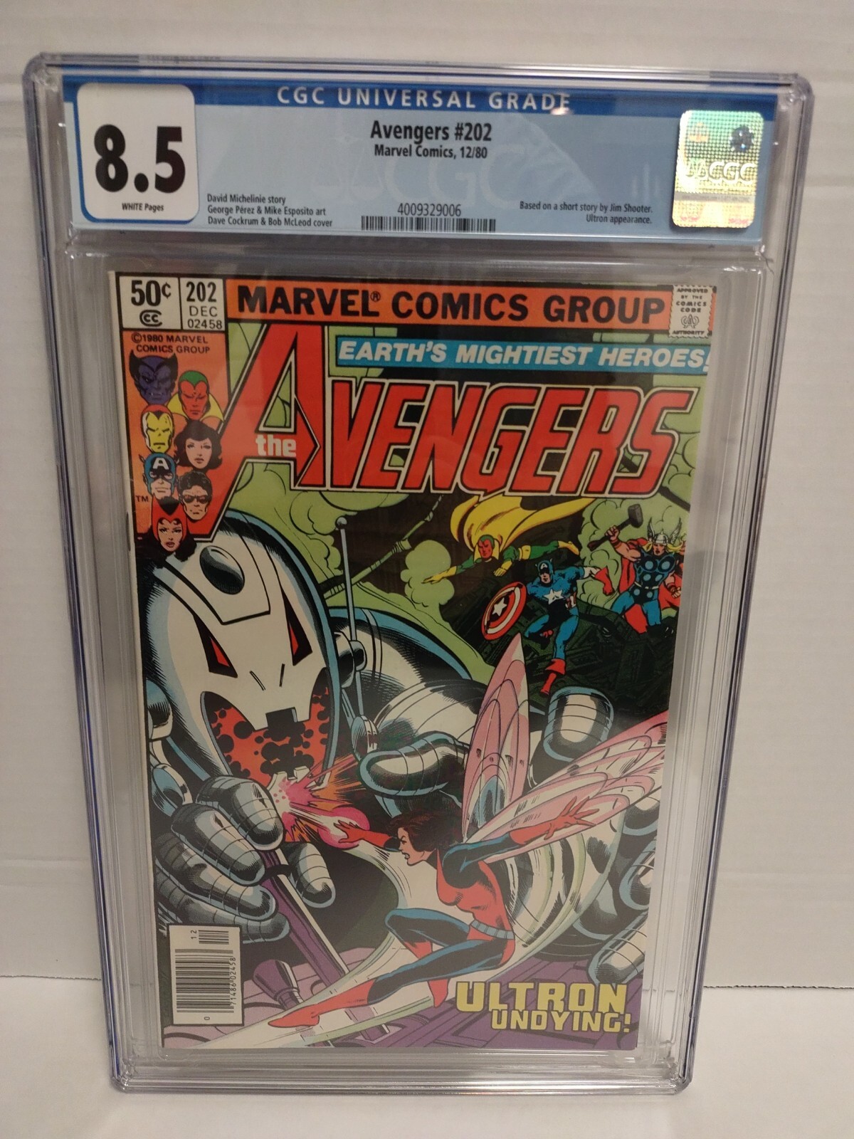 The Avengers #202 CGC 8.5 "Marvel Comics" 1980 "Ultron Undying" *FREE ...