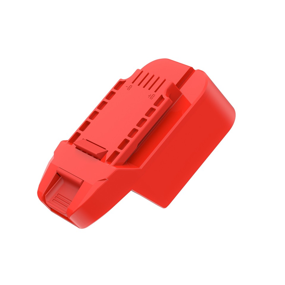 1x Adapter Upgrade for Bauer 20v Tool To fits Milwaukee M18 RED Li-Ion ...