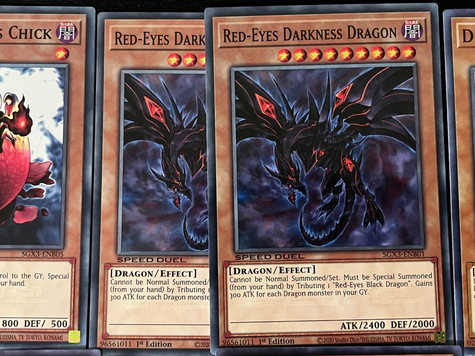 YUGIOH RED-EYES DECK- METAL- SOUL- MELEFIC- SPIRIT- FLARE- INFERNO ...
