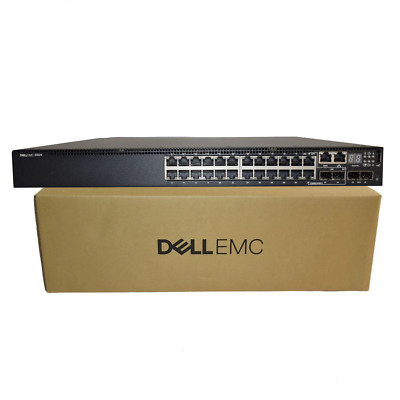 New Dell EMC PowerSwitch S3124 24-Ports 1GbE RJ-45 Switch with 2-Ports ...