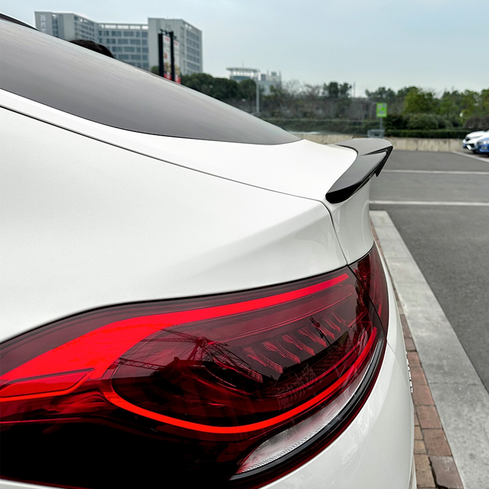 Gloss Black Rear Trunk Spoiler Wing For Mercedes Benz GLE Class C167 ...