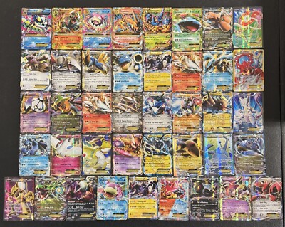 Pokemon Lot of 41 Ultra Rare EX Cards w/ Megas Full Arts Secret Rare ...