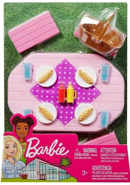 Barbie Picnic Table and Accessories Playset for sale online | eBay