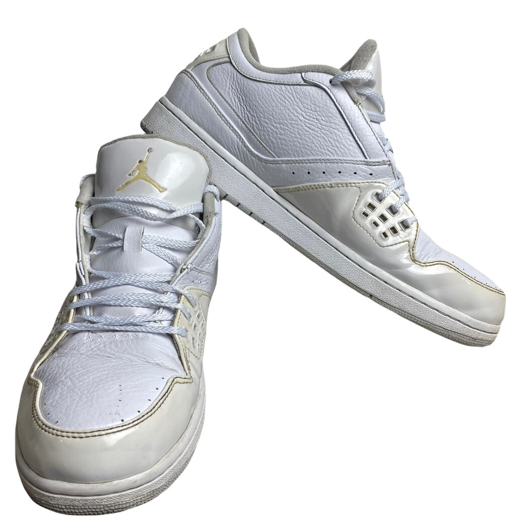 Nike Triple White Air Jordan 1 Low Cut 350610-105 Men… - Gem