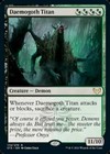 1x DAEMOGOTH TITAN - Demon - Strixhaven - MTG - Magic the Gathering | eBay