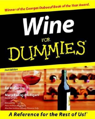Wine For Dummies - Paperback By McCarthy, Ed - ACCEPTABLE 9780764551147 ...
