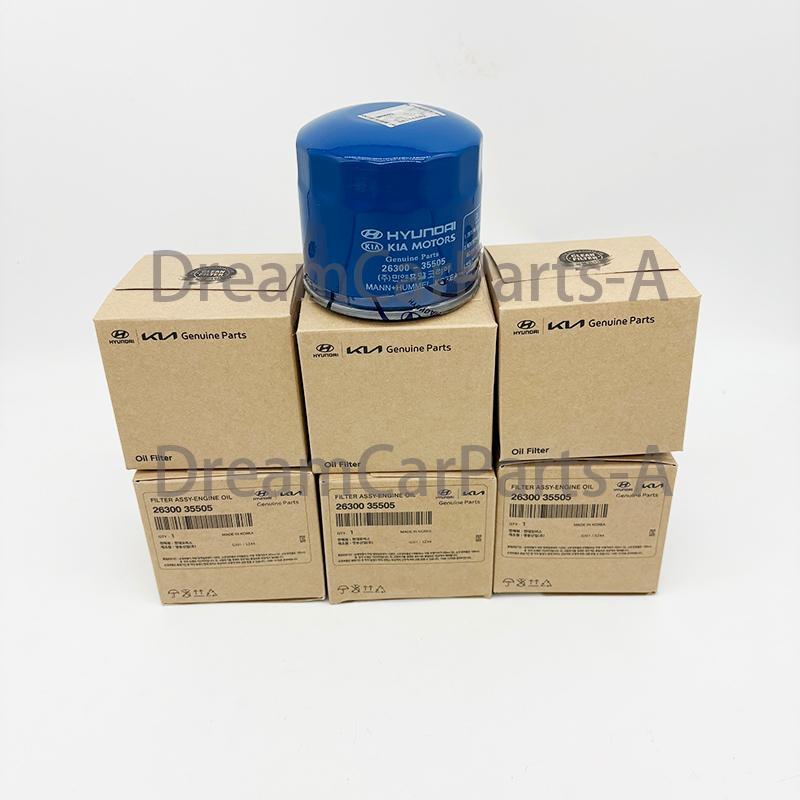 NEW OEM Oil Filters 6PACK for Genesis Hyundai Kia 2630035505 US STOCK ...