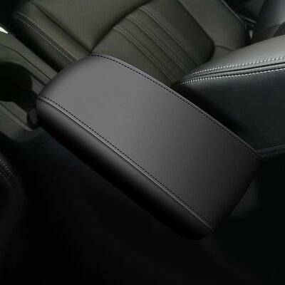 Car Center Console Box Armrest Cover Faux Leather Pad For Toyota RAV4 ...