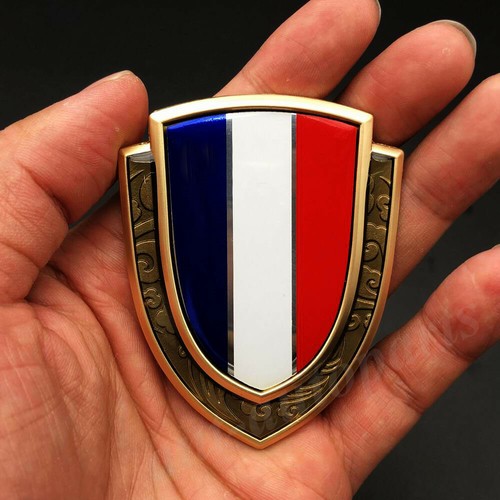 3D Metal France French Flag Car Trunk Window Side Emblem Badge Decal ...