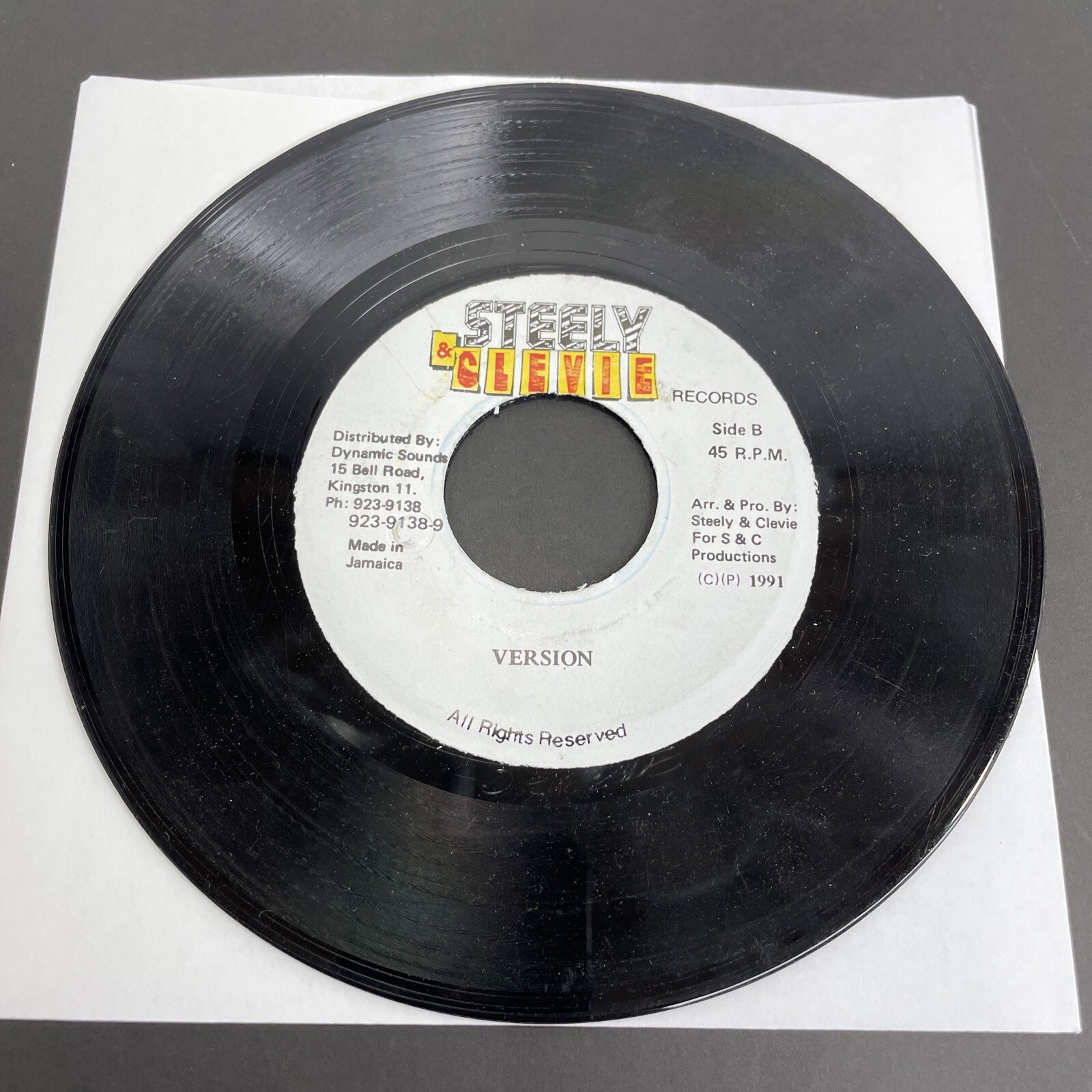 Jamaican Reggae Dancehall Lot 5 Vinyl Records 45rpm 7" 1990's Early ...